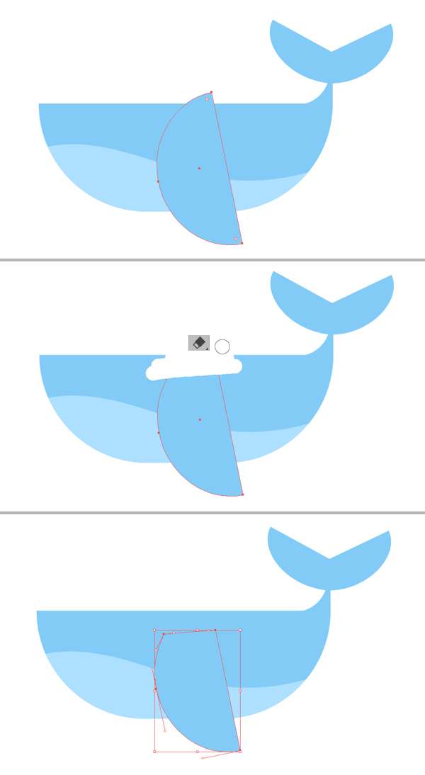 Tutorial "Flat Design" Karakter Ikan Paus Di Adobe Illustrator