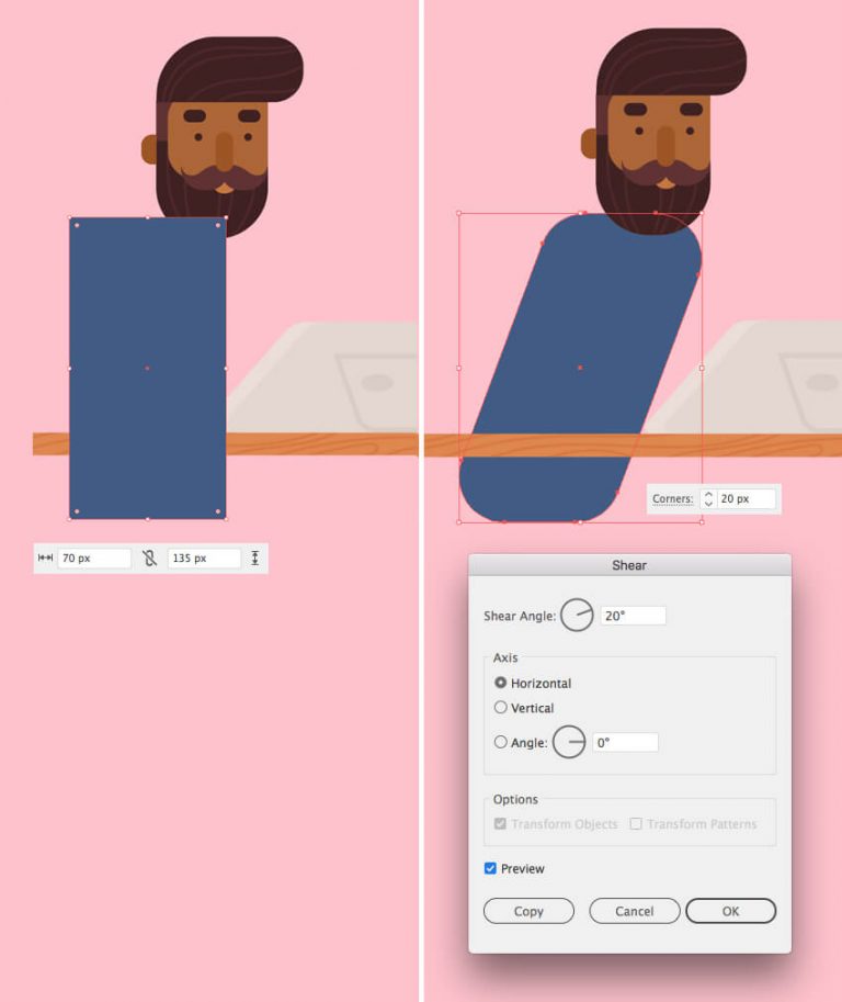 Tutorial Membuat Karakter "Flat Design" Di Illustrator CC